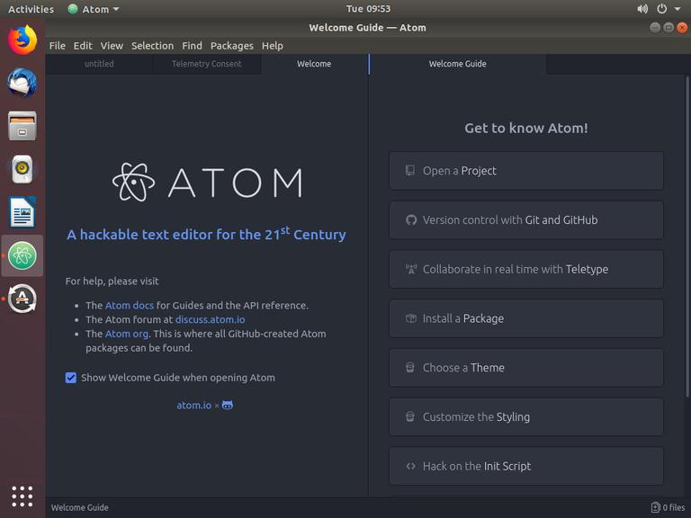 How To Install Atom Text Editor On Ubuntu 18 04 Linuxize