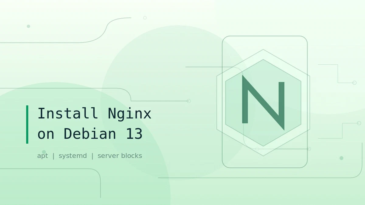 How to Install Nginx on Debian 13 | Linuxize