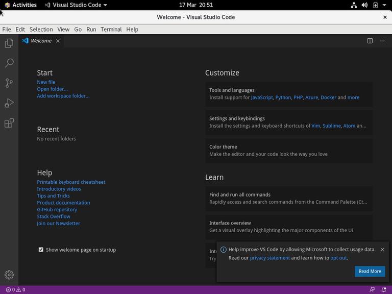 How To Install Visual Studio Code On CentOS 8 Linuxize