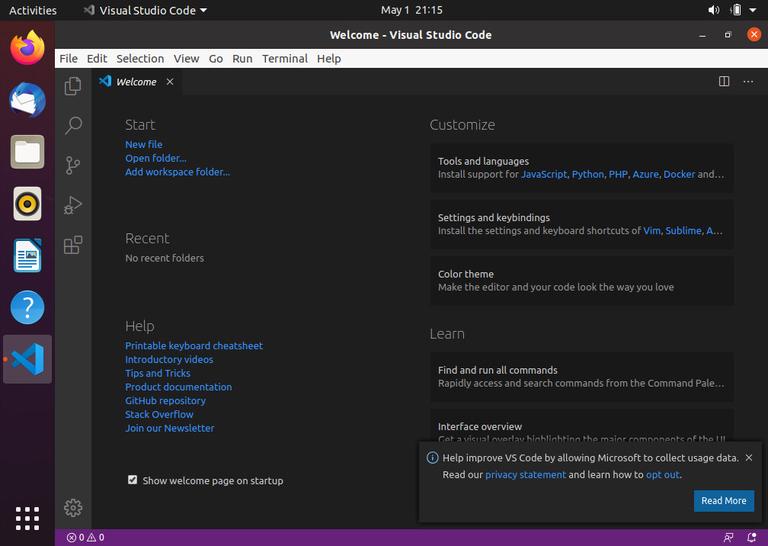 How To Install Visual Studio Code On Ubuntu 20 04 Linuxize